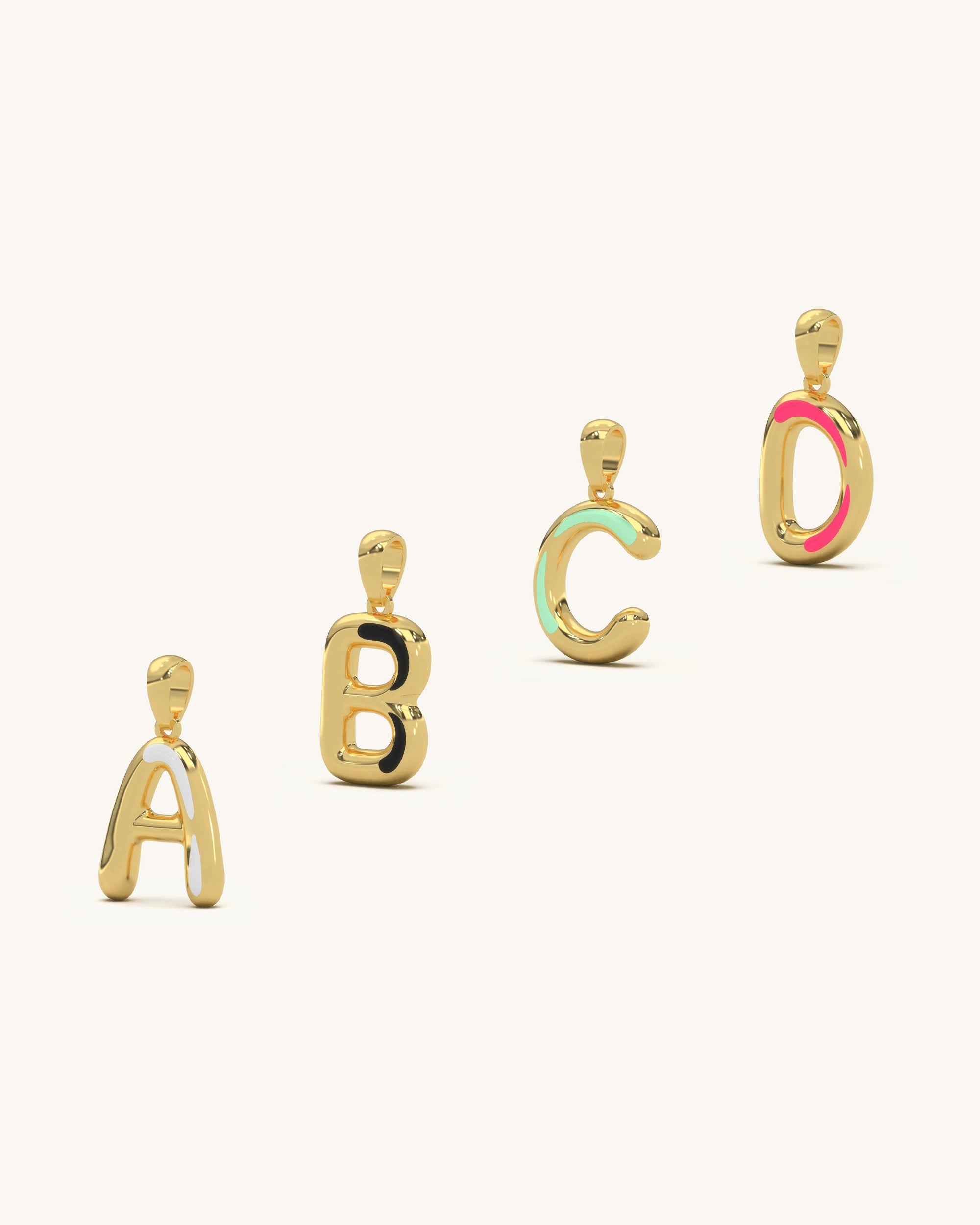 Personalize Initial Pendant Necklace - Choose from A to Z Letter – SHAYN