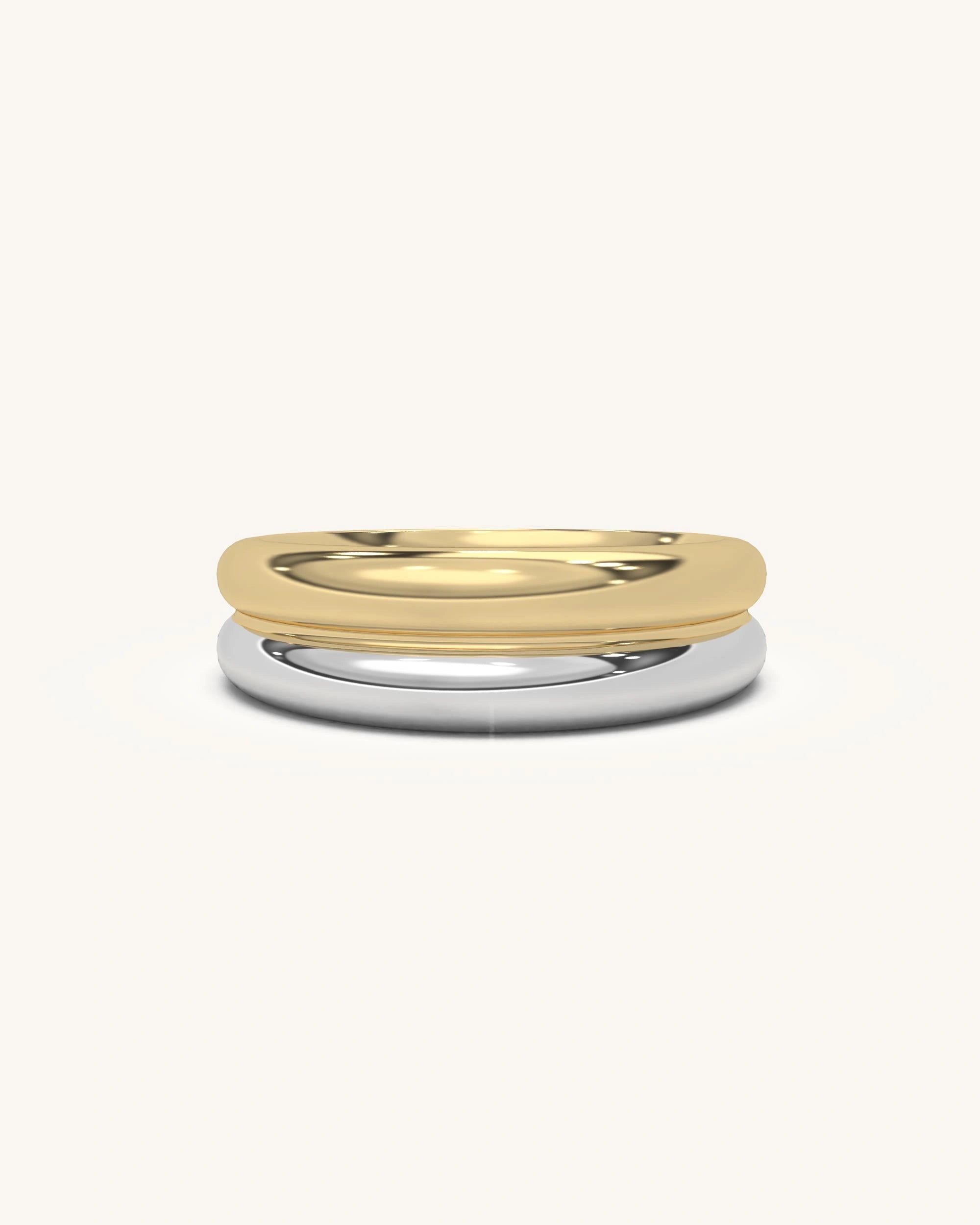 Curved Line Ring | Moissanite Diamond Gold Vermeil Silver – SHAYN